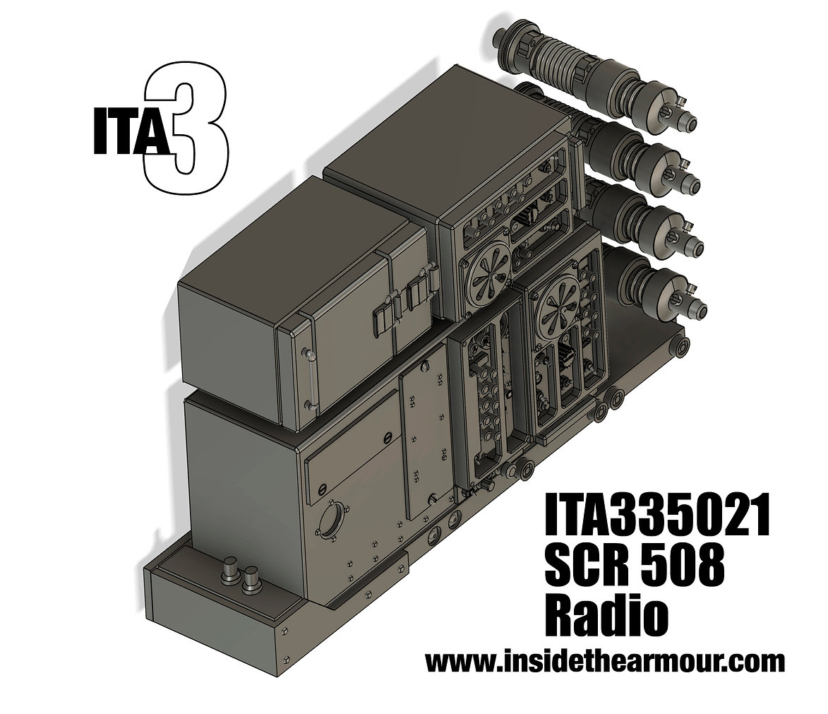 1/35 SCR-508 US AFV Radio set – Matters of Scale :: Scale Model Detail ...