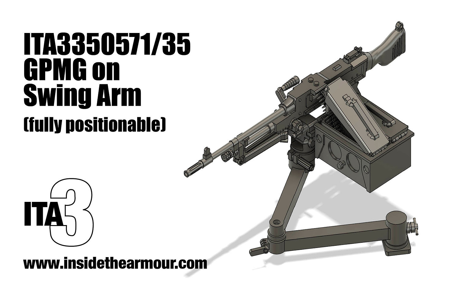 ITA335057 GPMG on Swing Arm (positionable) – Matters of Scale :: Scale ...