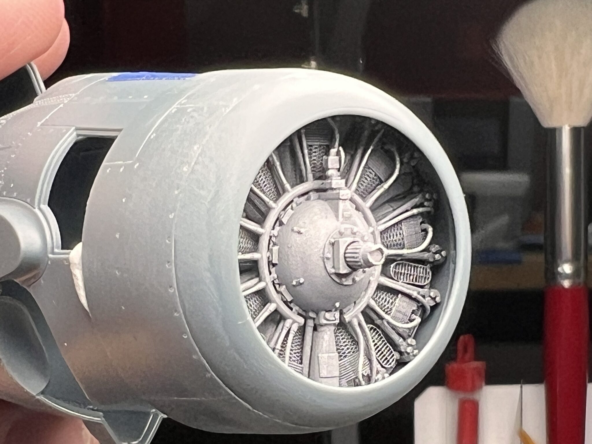 Wright R-1820-56 Cyclone :: 3D Printed 1/48 for Eduard FM-2 Wildcat – Matters of Scale :: Scale ...