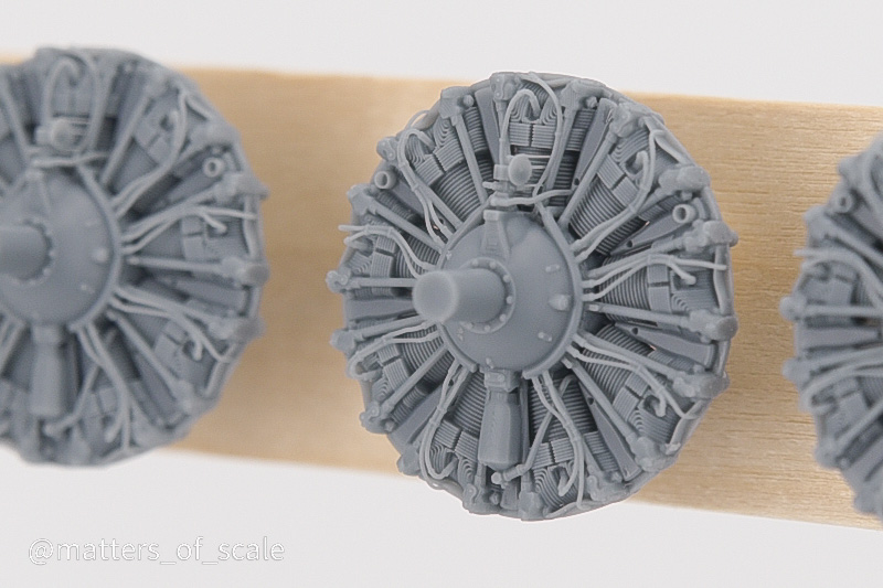 Wright R-1820-97 Cyclone for B-17 F/G:: 3D Printed 1/48 Set of 4 ...