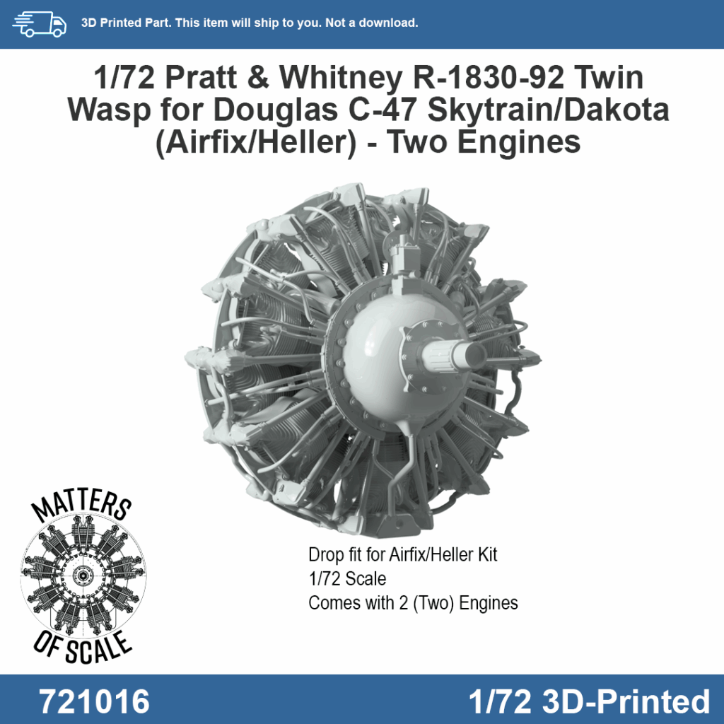Engines – 3D Printed – Matters of Scale :: Scale Model Detail Parts ...