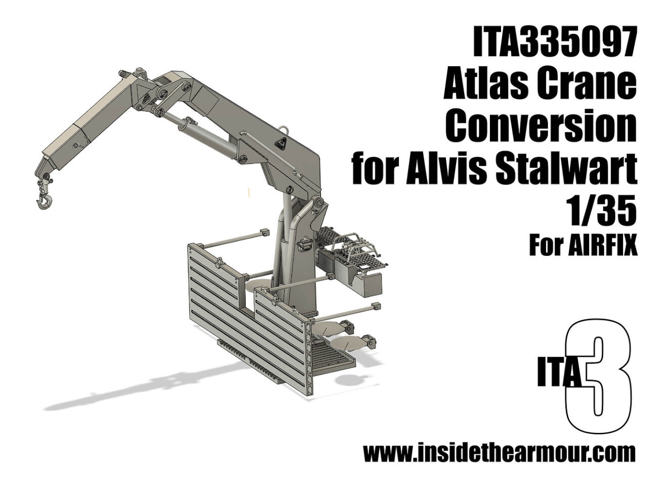 ITA335097 1/35 Atlas Crane Conversion for Alvis Stalwart (for Airfix ...